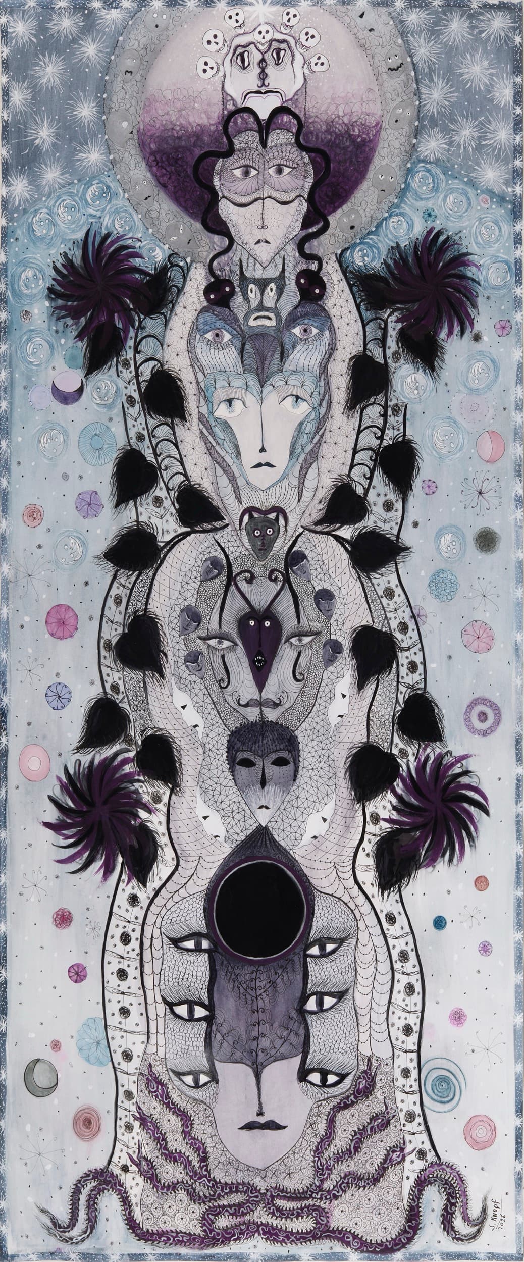 Enlightened Darkness: New Drawings by Solange Knopf - The Brooklyn Rail