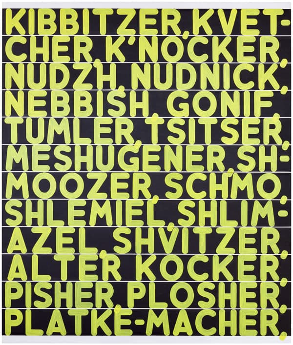 STOP, LOOK AND LISTEN! MEL BOCHNER Strong Language | The Brooklyn Rail